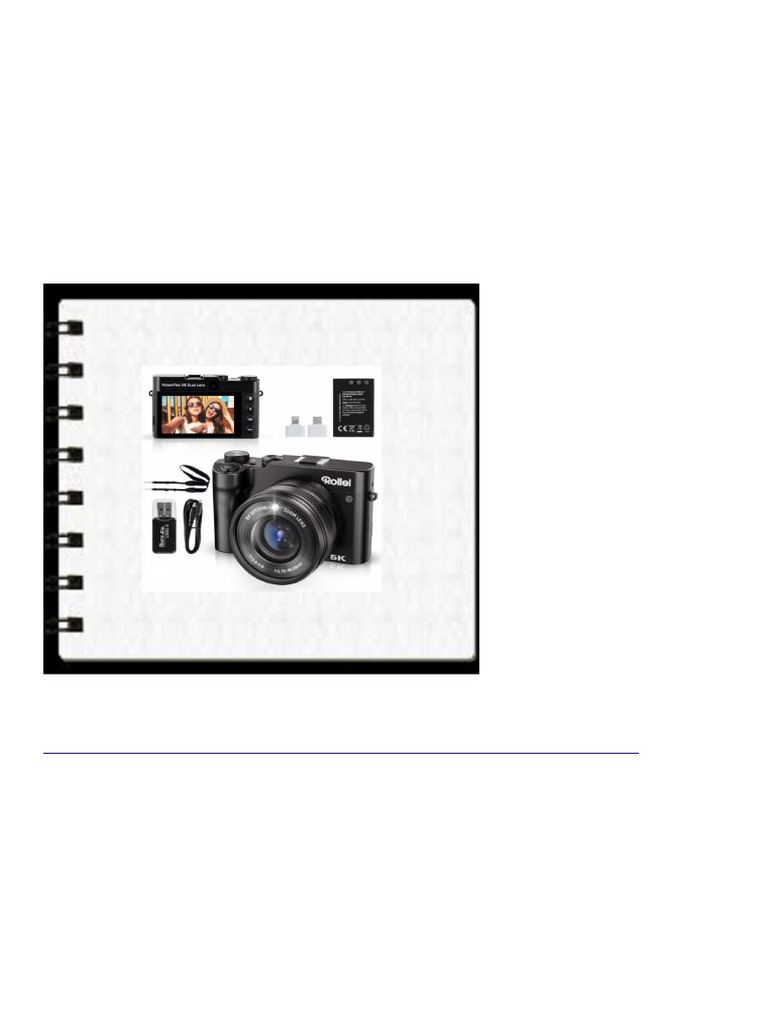 6440 Rollei Powerflex X8 Dual Lens Digital Camera 64MP 5K Camera With ...