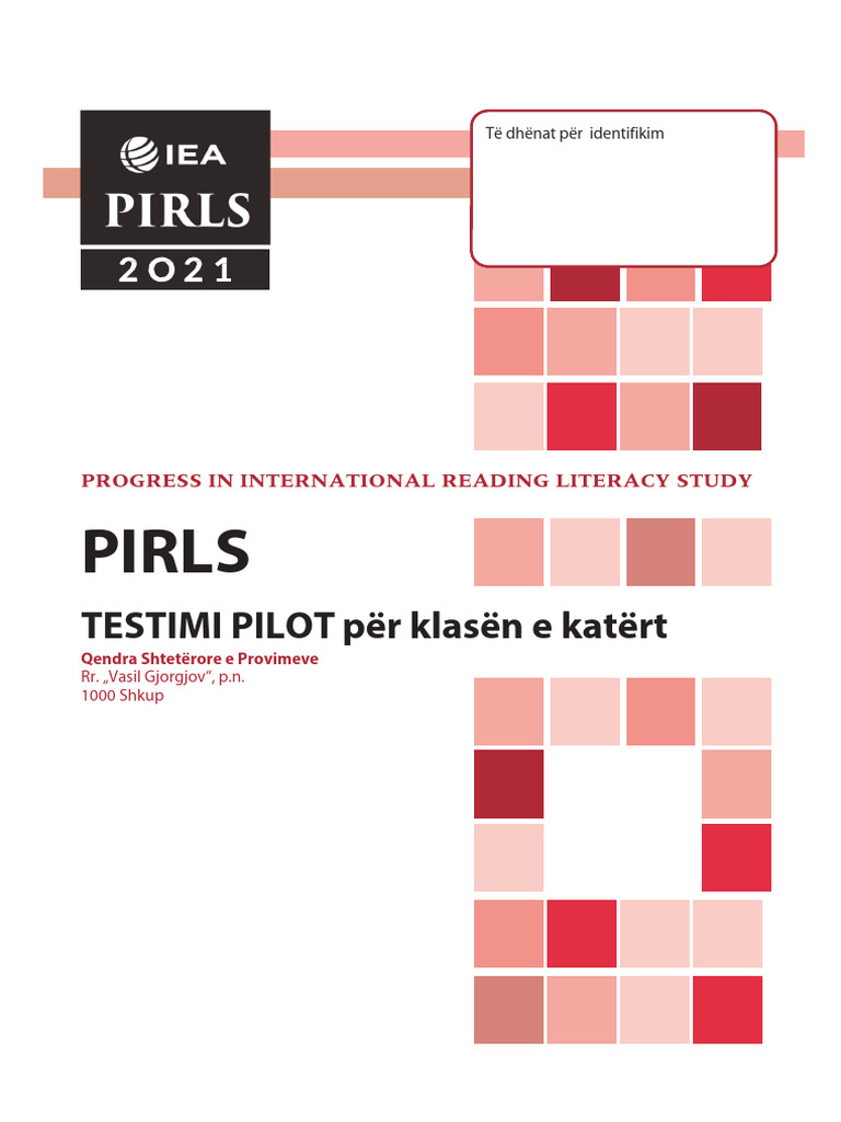 Pilot Test Pirls Alb | PDF