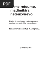 Tambaoga Mwanangu Full Novel PDF Download | PDF