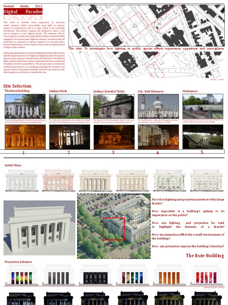 Digital Facades Presentation Sheets | PDF