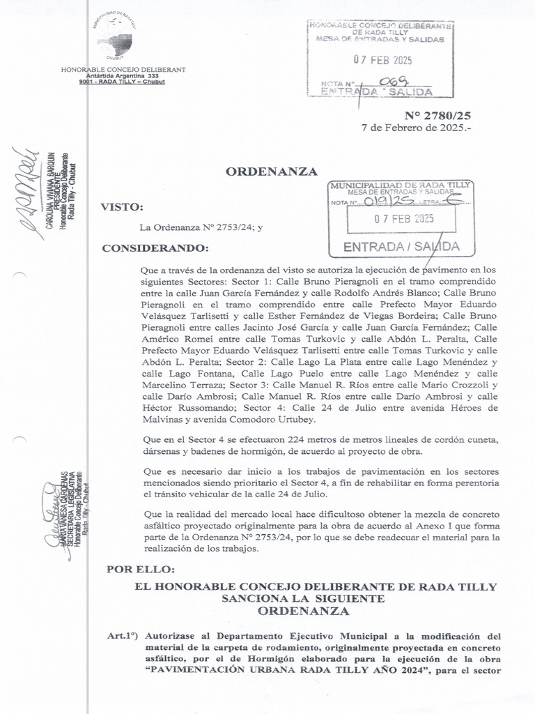 ORD - 2780 - 25 | PDF