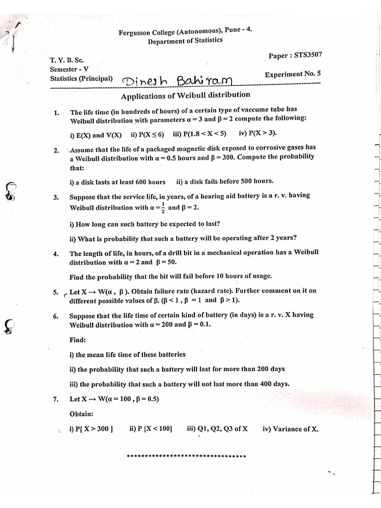 Practical 5 | PDF