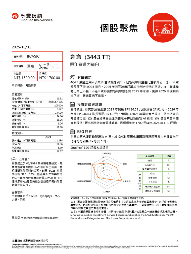 永豐 3443 創意 20251031 | PDF