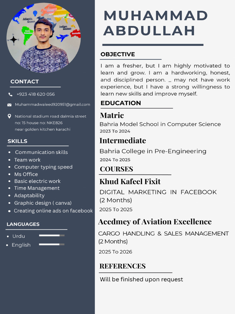 Abdullah CV PDF | PDF