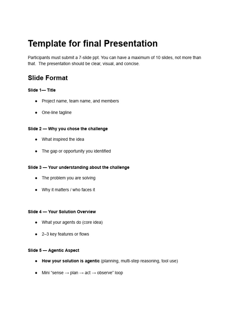 Template for Final Ppt | PDF