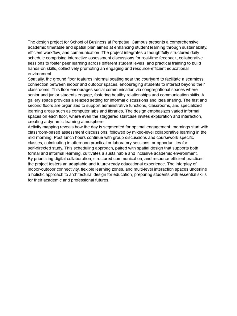 Design Statement | PDF