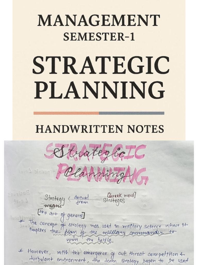 Strategic Management | PDF