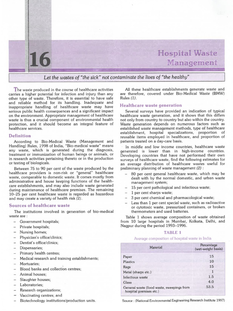 Hospital Waste Management-output | PDF | Waste | Incineration