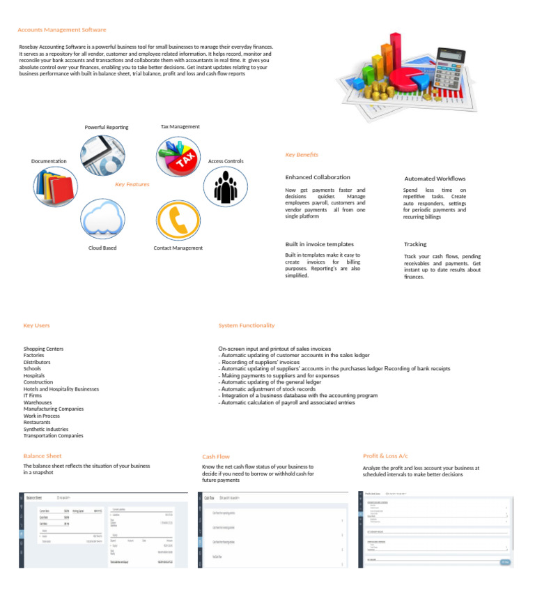 Account Management Software One Pager | PDF | Economies | Business ...