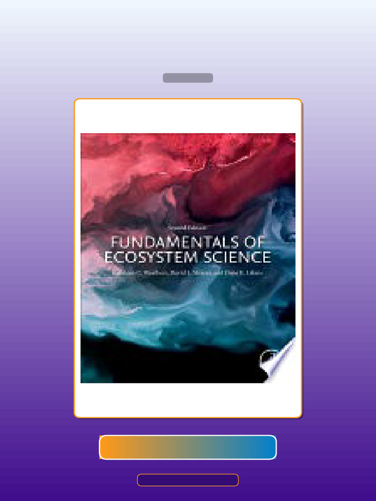 Test Bank for Fundamentals of Ecosystem Science 2nd Edition Kathleen C ...