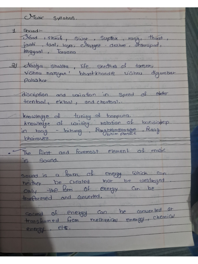 Music Class 11 Part 1 | PDF