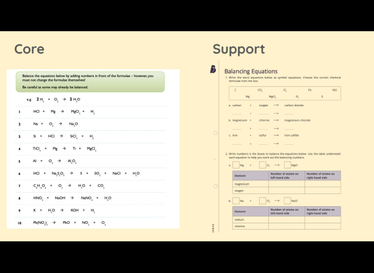 L56 - Mass Conservation and Balancing Equations - Google Slides | PDF