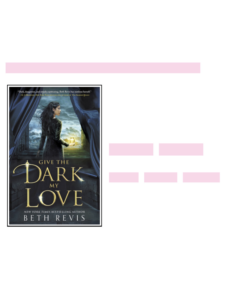 Give the Dark My Love ebook optimized version 2026 | PDF