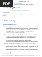Xerin - Levocetirizine 5mg and Montelukast 10mg Tablets - SMPC | PDF