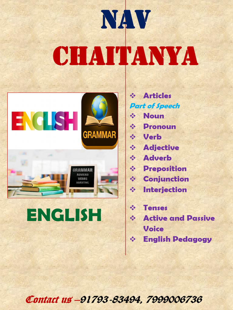 English Cgtet Notes | PDF | Pronoun | Part Of Speech