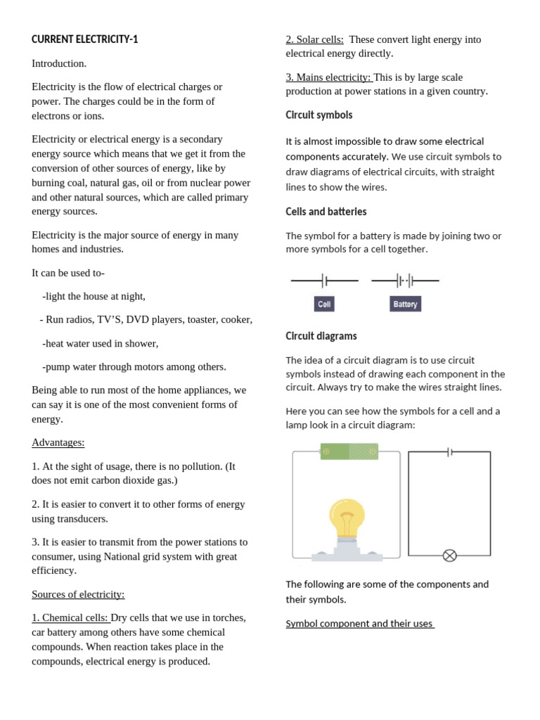 Understanding Electricity Basics | PDF | Voltage | Electric Current