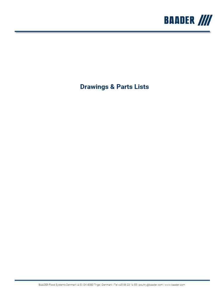 400_Drawings and Parts Lists | PDF