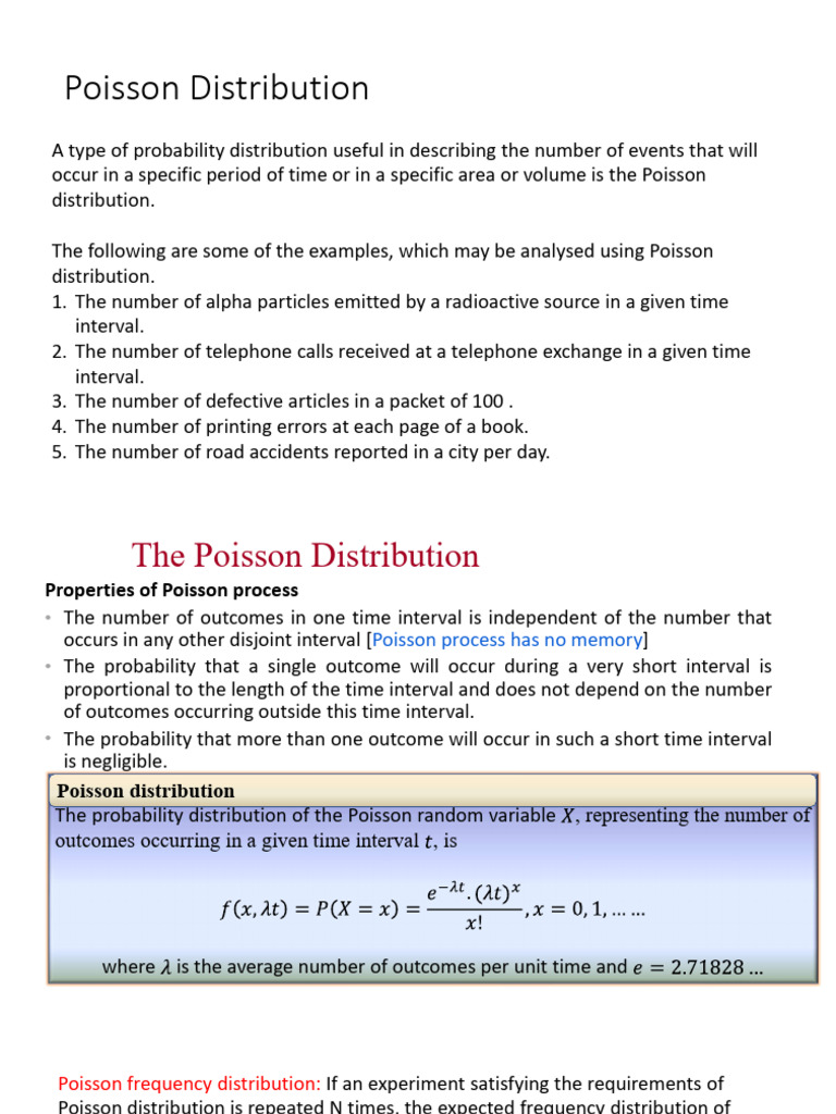 20 Poisson Distribution 18-02-2025 | PDF | Probability Distribution ...