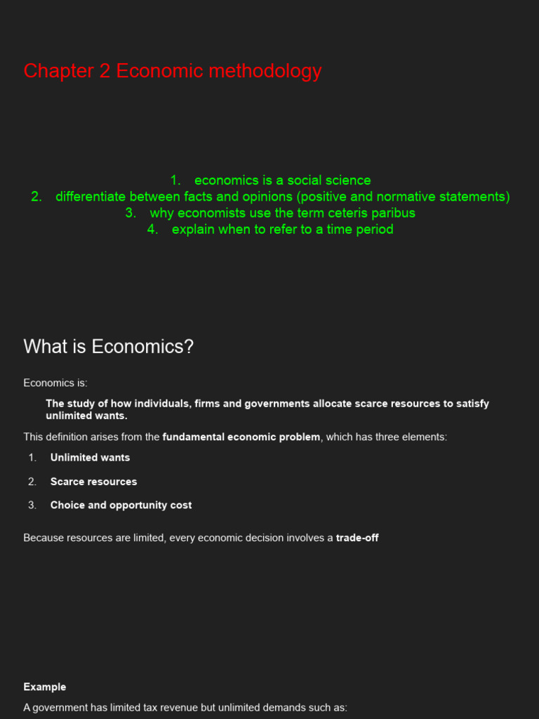 Understanding Economic Methodology | PDF | Economics | Macroeconomics