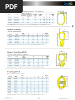 Master Link Sizes and Specifications | PDF