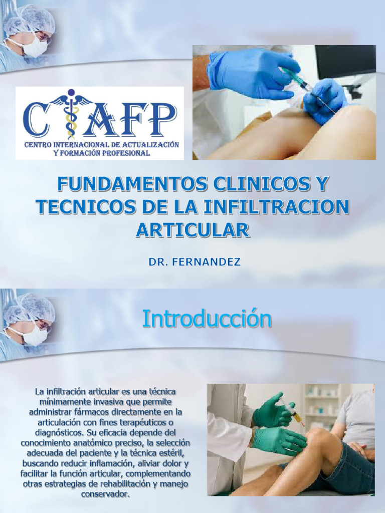 25 c Fundamentos Clínicos y Técnicos de La Infiltración Articular | PDF | Hombro | Tobillo