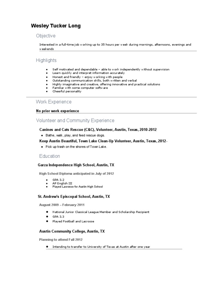 Entry-Level Job Seeker Profile | PDF | Career & Growth