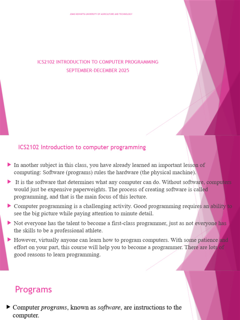 Introduction to Computer Programming | PDF | Assembly Language | Data Type