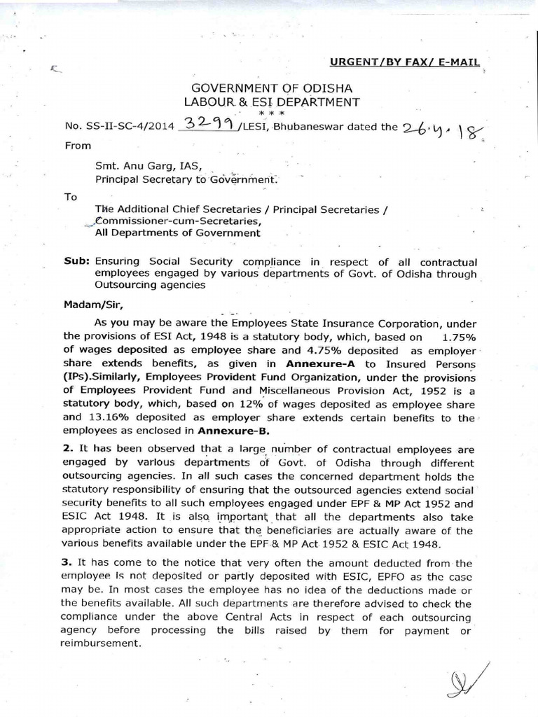 EPF & ESI | PDF