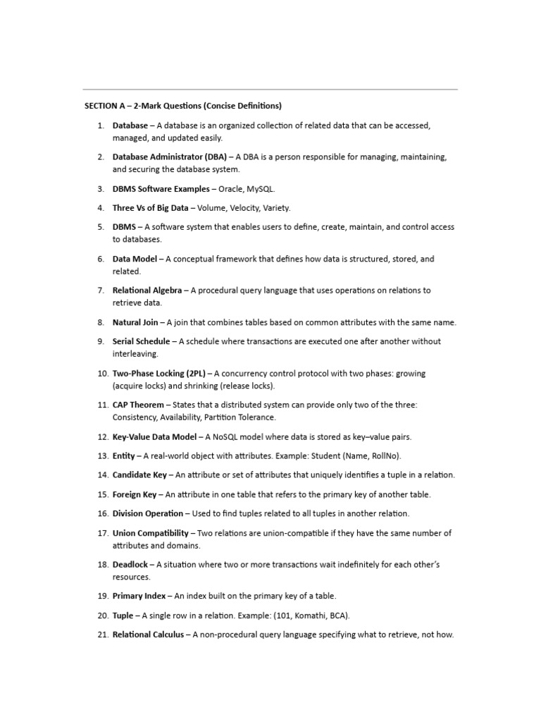 DBMS | PDF | Databases | No Sql