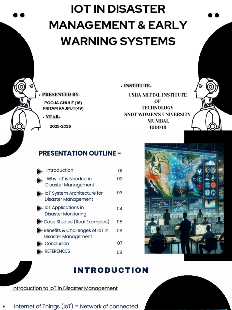 IoT in disaster management | PDF | Internet Of Things | Natural Disasters