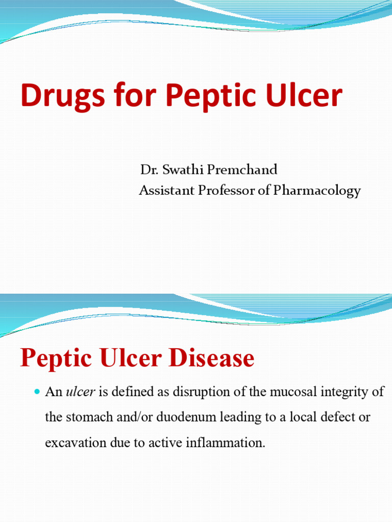 Drugs for Peptic Ulcer Nurs (1) - Copy | PDF | Gastroesophageal Reflux ...