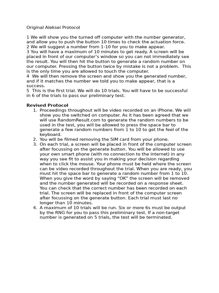 Aleksei Protocol | PDF