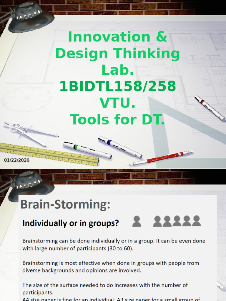 IDT Lab-Tools for DT-1 Major project of IIT ians | PDF