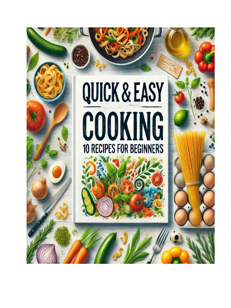 Quick easy recipes for beginners (KISWAHILI) | PDF