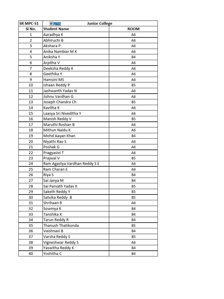 S1 Seating | PDF