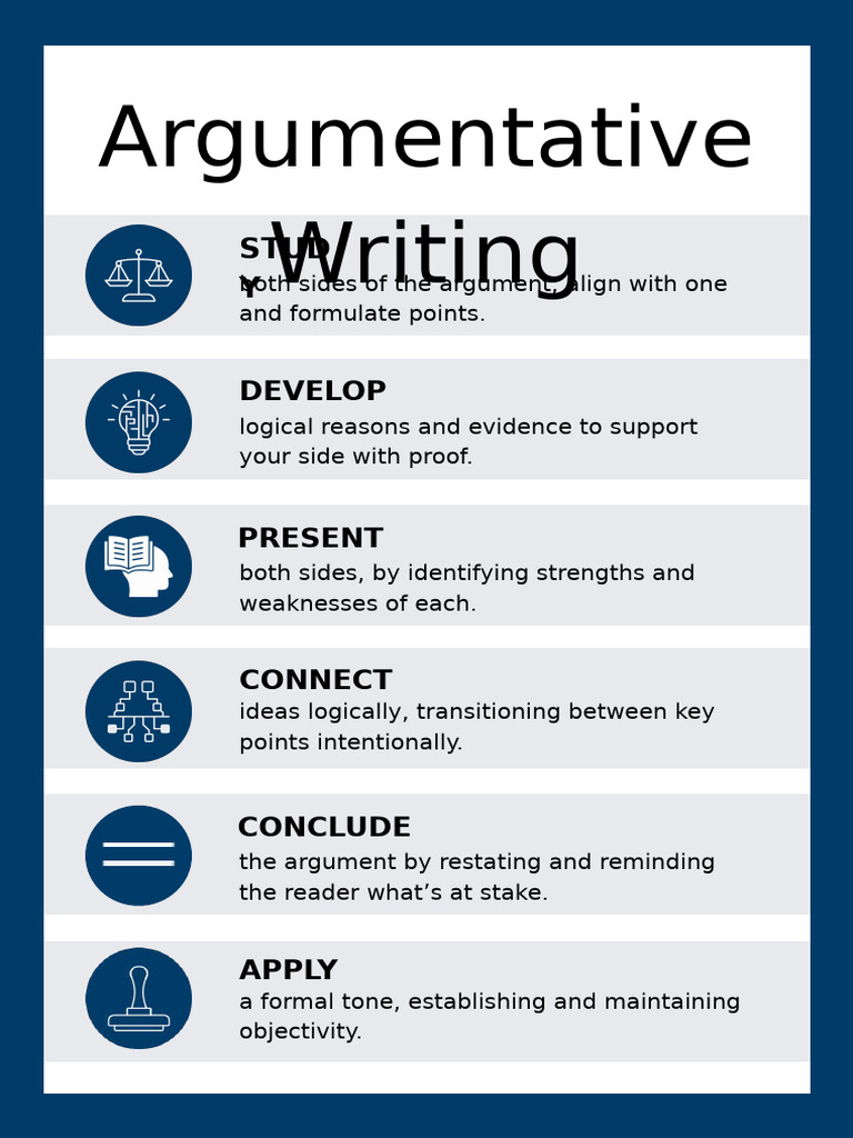Mastering Argumentative Writing Techniques | PDF