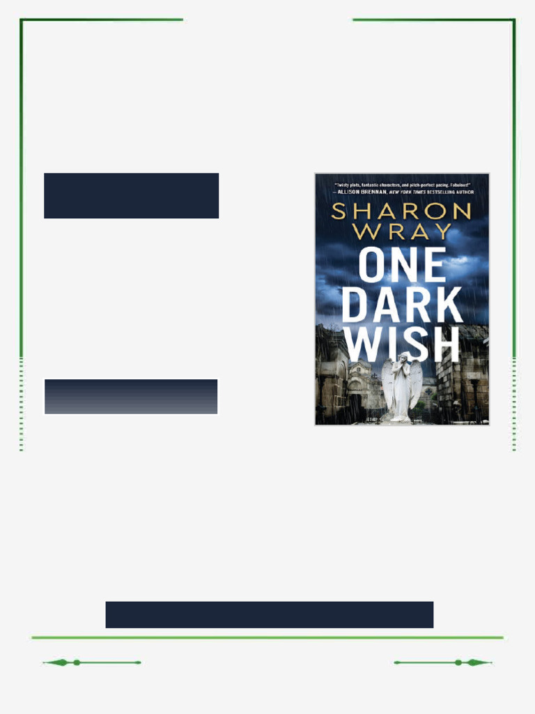 One Dark Wish 1st Edition Sharon Wray eBook digital print edition | PDF