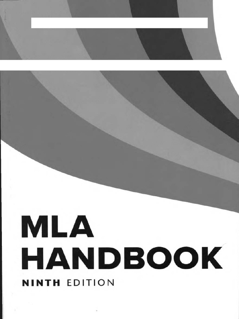 MLA Handbook 9th Edition Guide | PDF | Subject (Grammar) | Latin