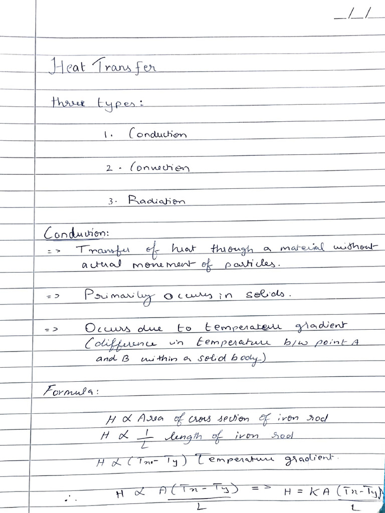 Heat Transfer: Conduction and Radiation | PDF