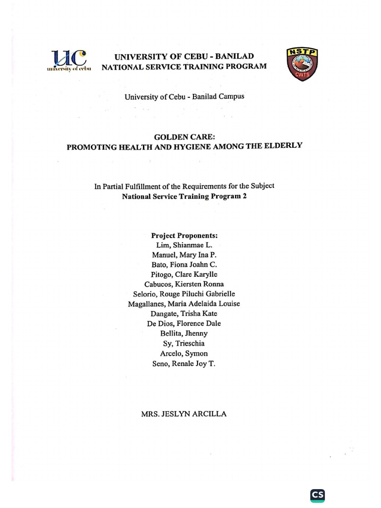 Sample-Project-Proposal-NSTP-102 | PDF