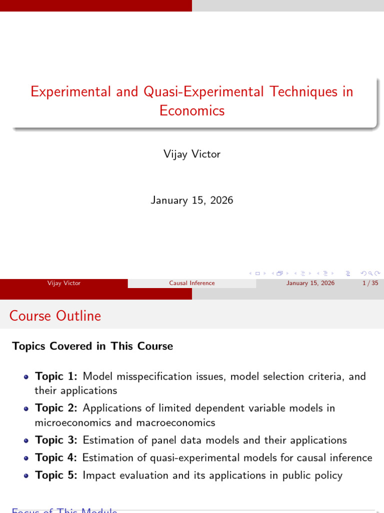Causal Inference in Economics Methods | PDF | Causality | Randomized ...