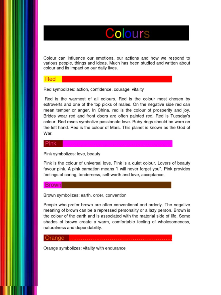 2 Colours | PDF | Red | Yellow