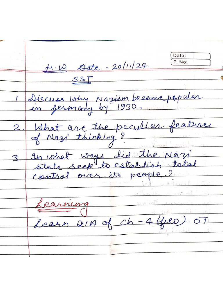 SST HW 9th | PDF