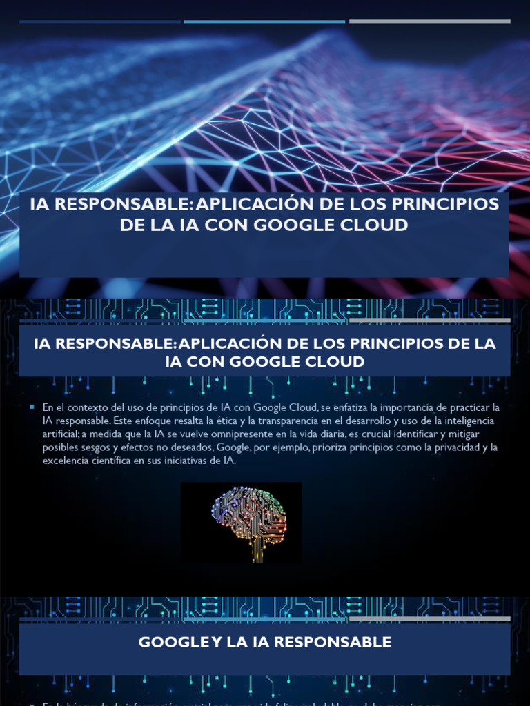 IA Responsable en Google Cloud: Ética y Principios | PDF | Inteligencia ...