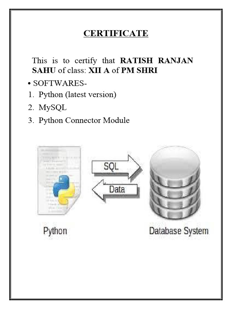CS-PROJECT (2) (2) | PDF | Computing | Software