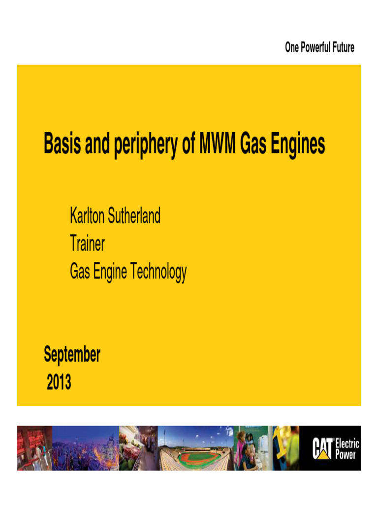 MWM Gas Engine Training Agenda | PDF | Engines | Internal Combustion Engine