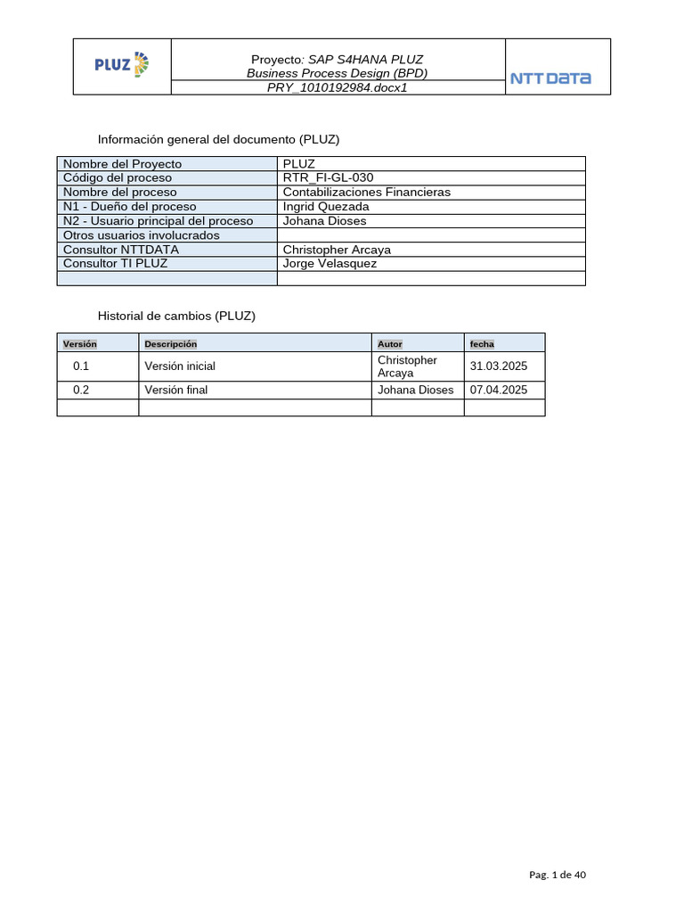 Diseño de Proceso Contable en SAP S4HANA | PDF | Contabilidad ...