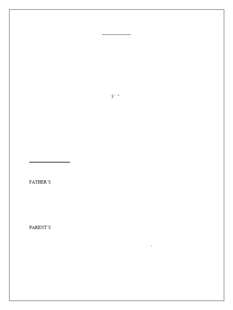 Ashwini Bhure: Civil Engineer Bio-data | PDF