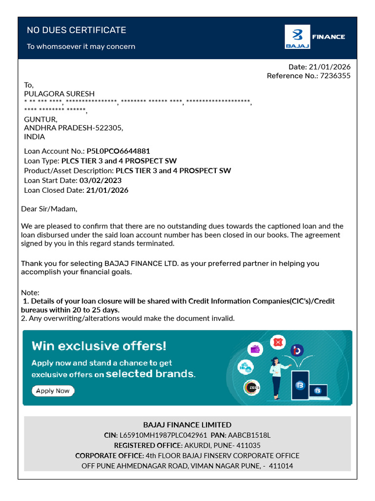 NOC (1) | PDF | Service Industries | Banking