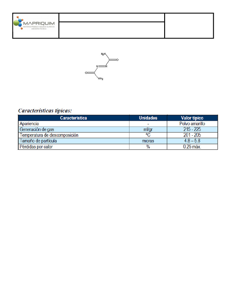 Celogen OB: Espumante para Hules y Plásticos | PDF | Zinc | Cloruro de ...